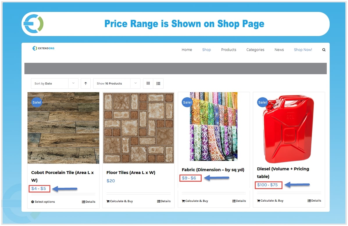 Woocommerce Measurement Price Calculator Plugin Price Per Unit By Extendons
